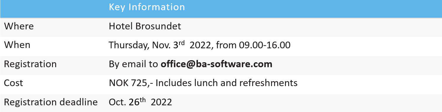 ShipWeight User Meeting - ShipWeight